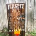 Fire Pit Rules SVG Files for Silhouette, Firepit Sign SVG, Cricut SVG ...