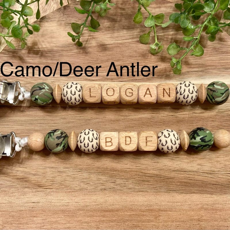 Custom Pacifier Clip Pack - Etsy