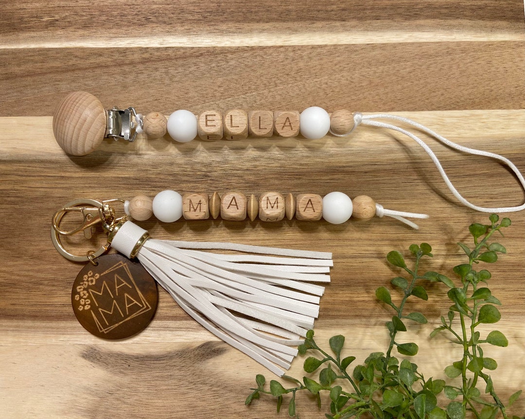 Mama Keychain, Mama and Me Matching Gifts, Baby Shower Gift, Christmas ...