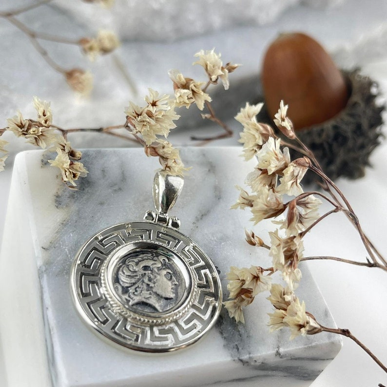 Alexander the Great Silver Pendant Alexander Pendant Ancient - Etsy