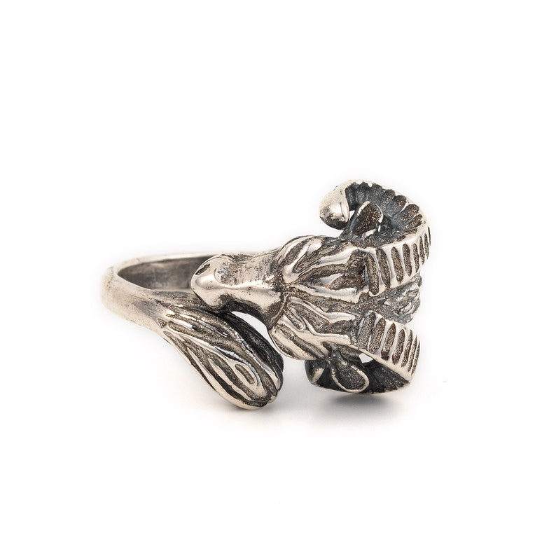 Ram’s Head Sterling Silver Ring – Ancient Greek Jewelry, Aries Zodiac ...