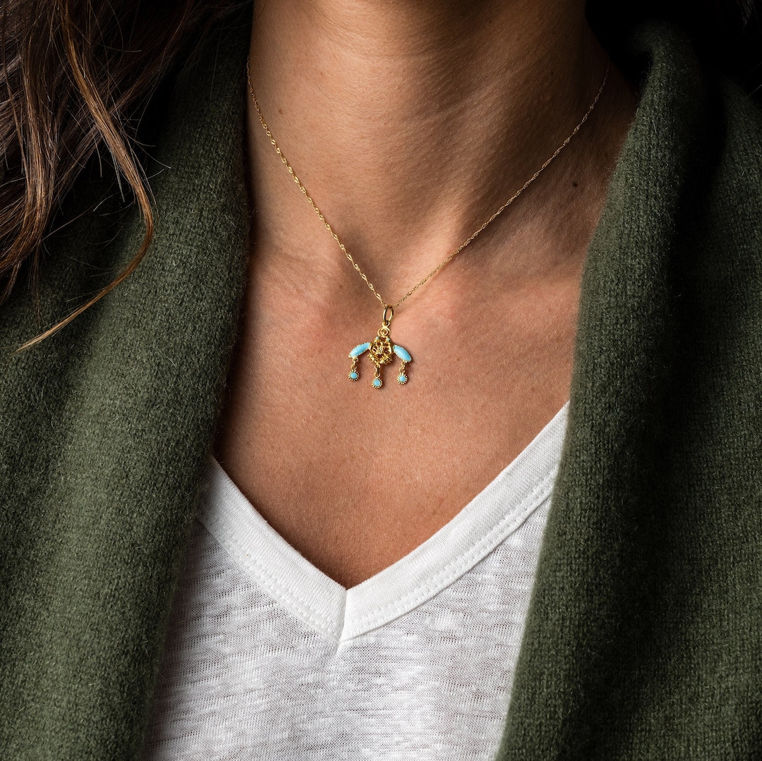 Greek Minoan Bees Gold Pendant, Ancient Greek Jewelry, Bees Pendant ...