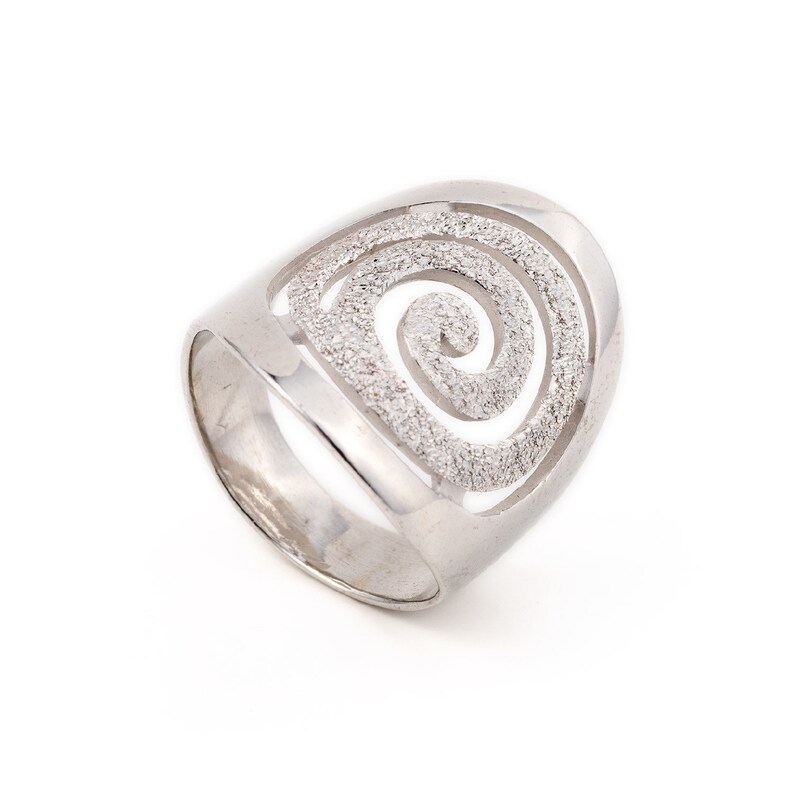 Spiral Ring in Sterling Silver – Ancient Greek Jewelry, Greek Goddess ...