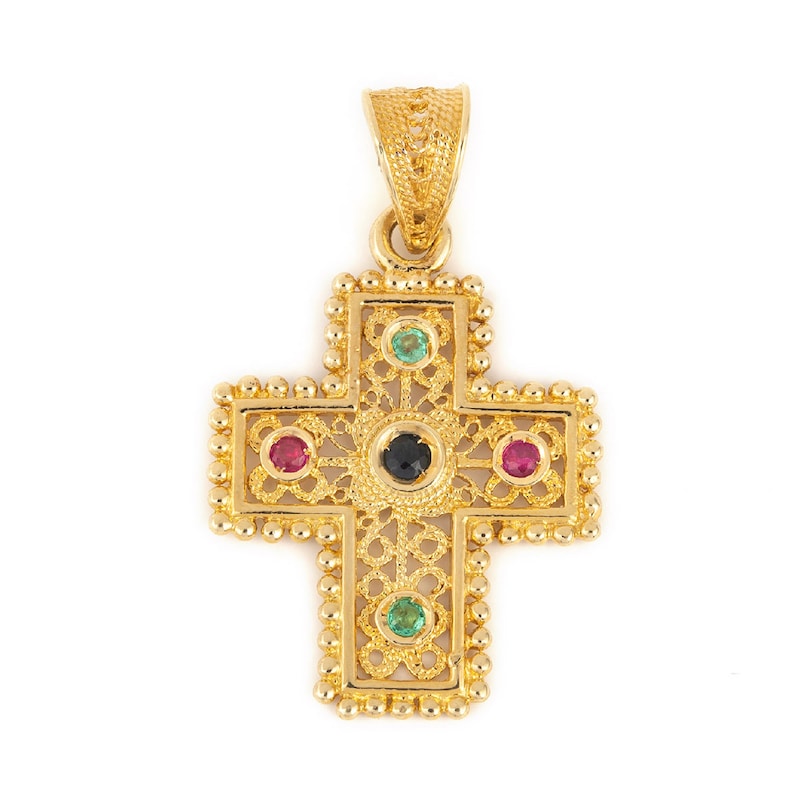 Gemstone Cross - Etsy