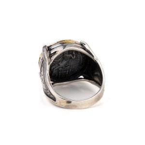 Heracles Knot Ring 14K Gold – Hercules Ring, Greek Coin Gold Ring ...