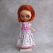 Vintage Style Dress for Blythe Doll , Handmade, Fashionable Blythe ...