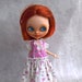 Vintage Style Dress for Blythe Doll , Handmade, Fashionable Blythe ...