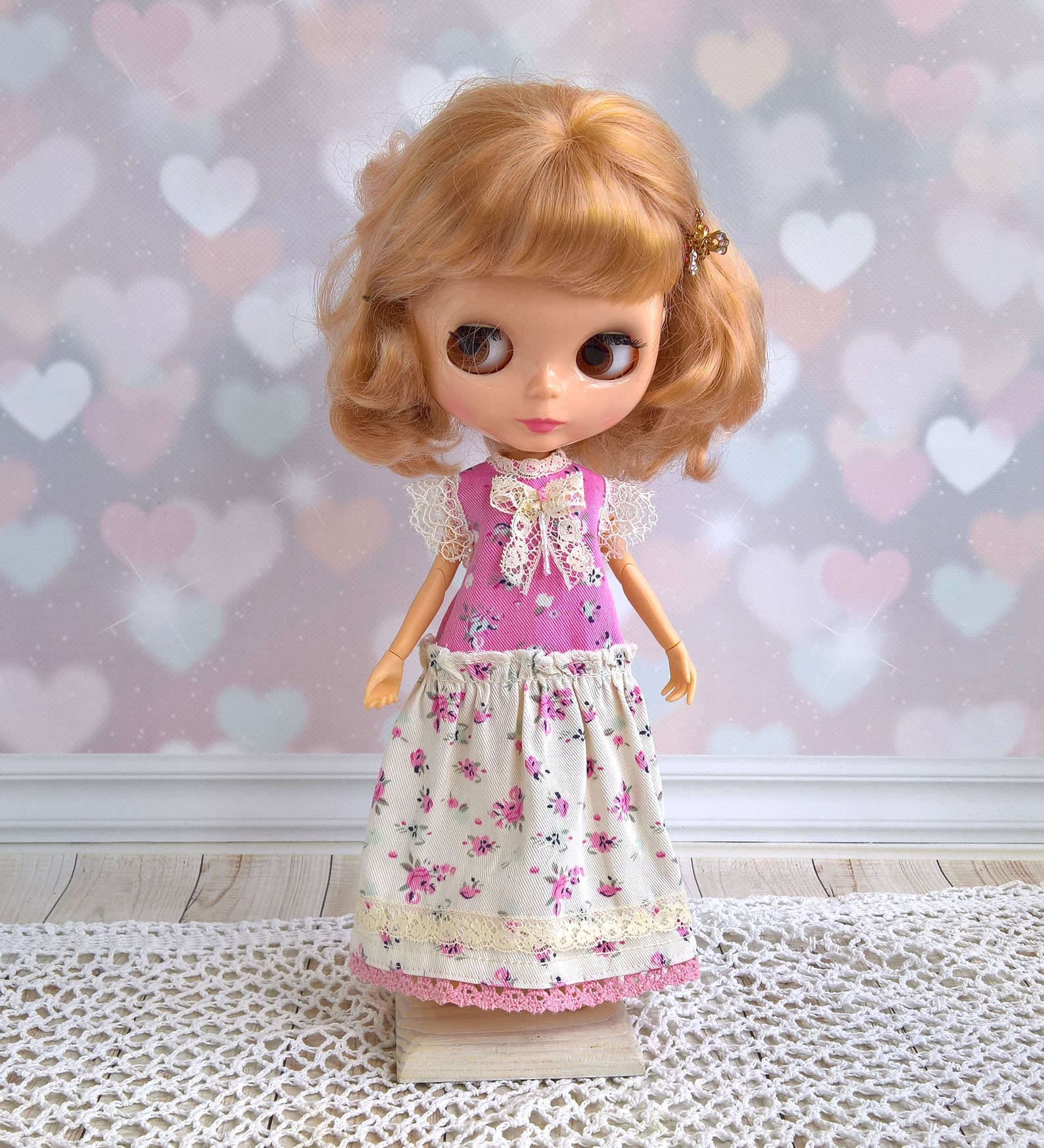 Vintage Style Dress for Blythe Doll Handmade Fashionable - Etsy