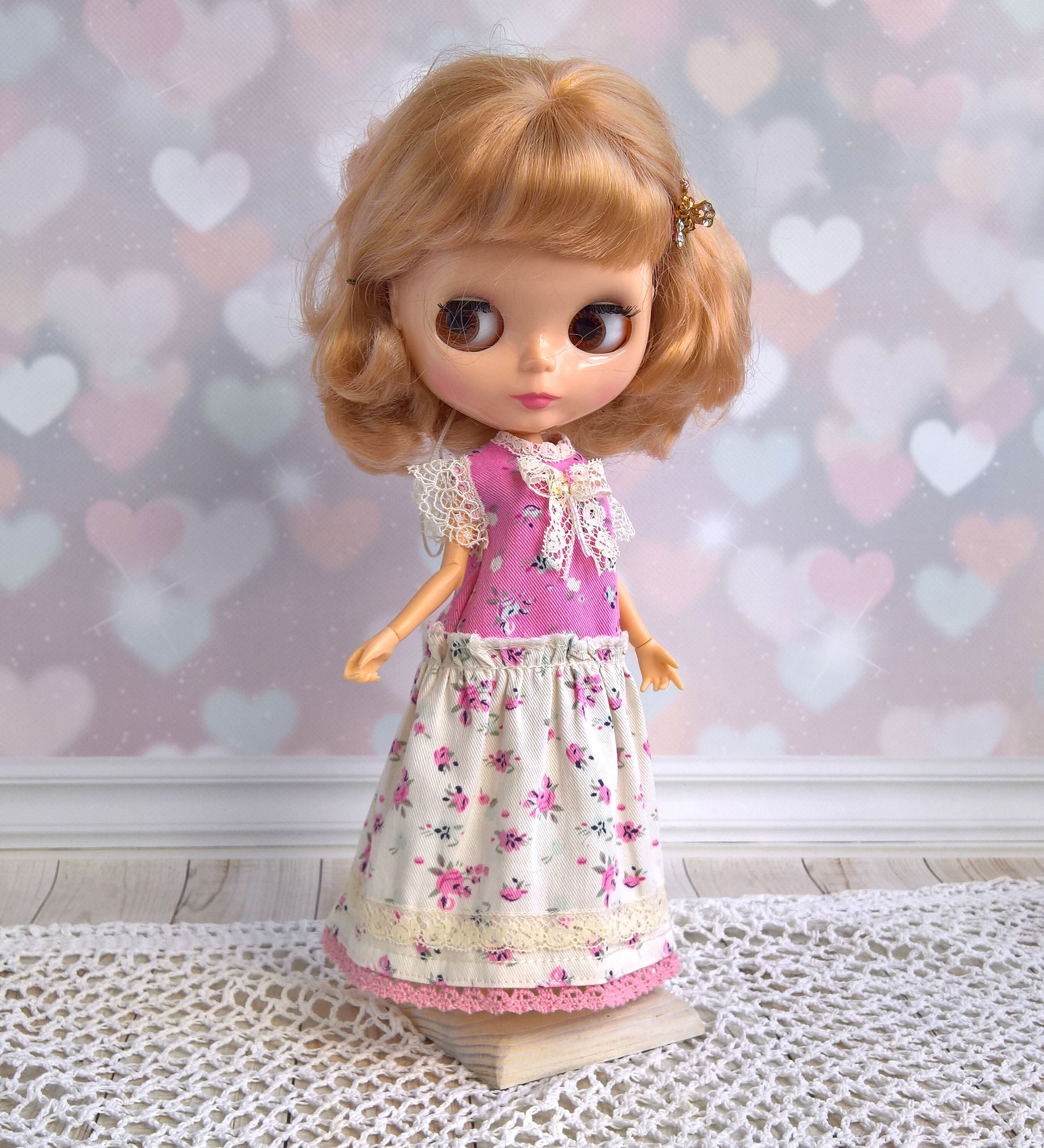 Vintage style dress for Blythe Doll handmade Fashionable | Etsy