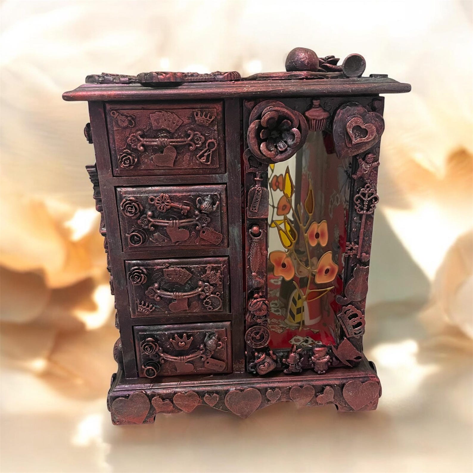 Alice in Wonderland Wardrobe Jewellery Box, Alice in Wonderland ...