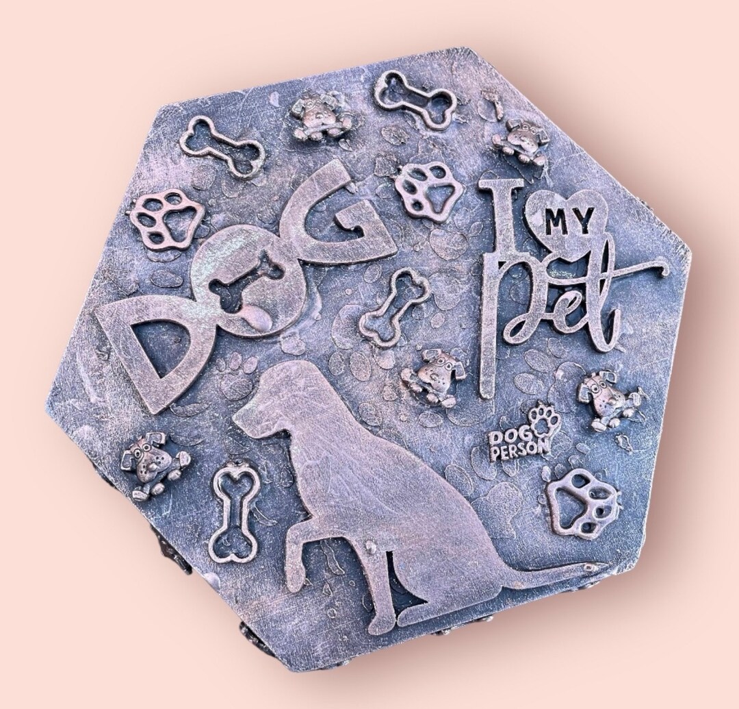 Decorated Dog Themed Box, Dog Themed Gift Box, Dog Gift Box, Dog ...