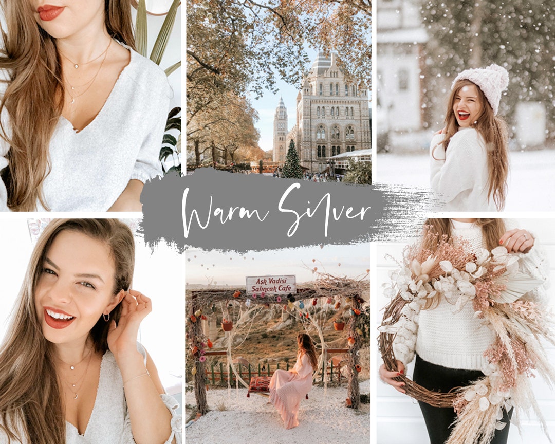 WARM SILVER PRESET Lightroom Preset, Warm Preset, Lightroom Filters ...