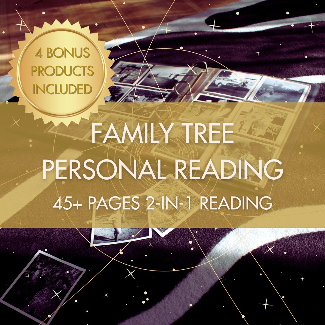 Family Tree Reading In-depth Birth Chart Reading Ancestor - Etsy UK
