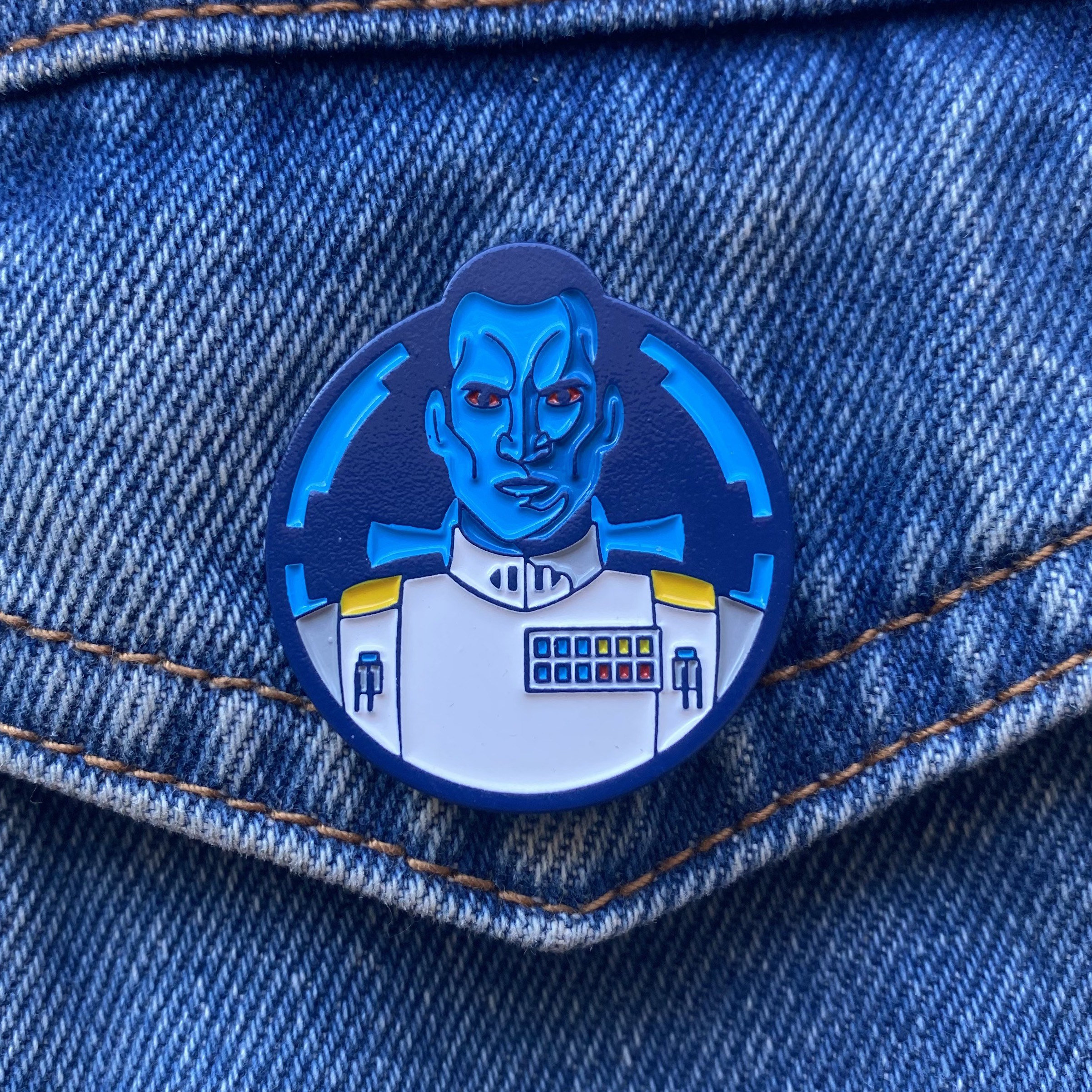 The Grand Admiral Soft Enamel Pin Galaxy Pin Space Pin - Etsy