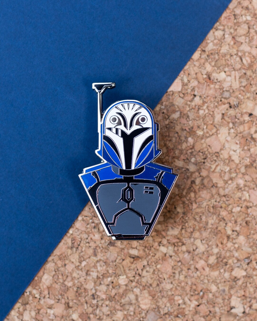 The Heiress Bust Enamel Pin Galaxy Pin Space Pin Sci Fi Pin Fantasy Pin Character Pin