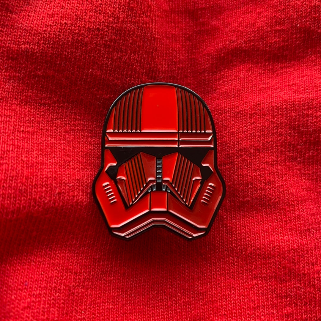 Sith Trooper Helmet Soft Enamel Pin - Galaxy Pin - Space Pin - Sci Fi ...