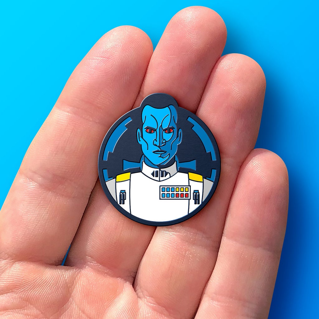 The Grand Admiral Soft Enamel Pin Galaxy Pin Space Pin - Etsy