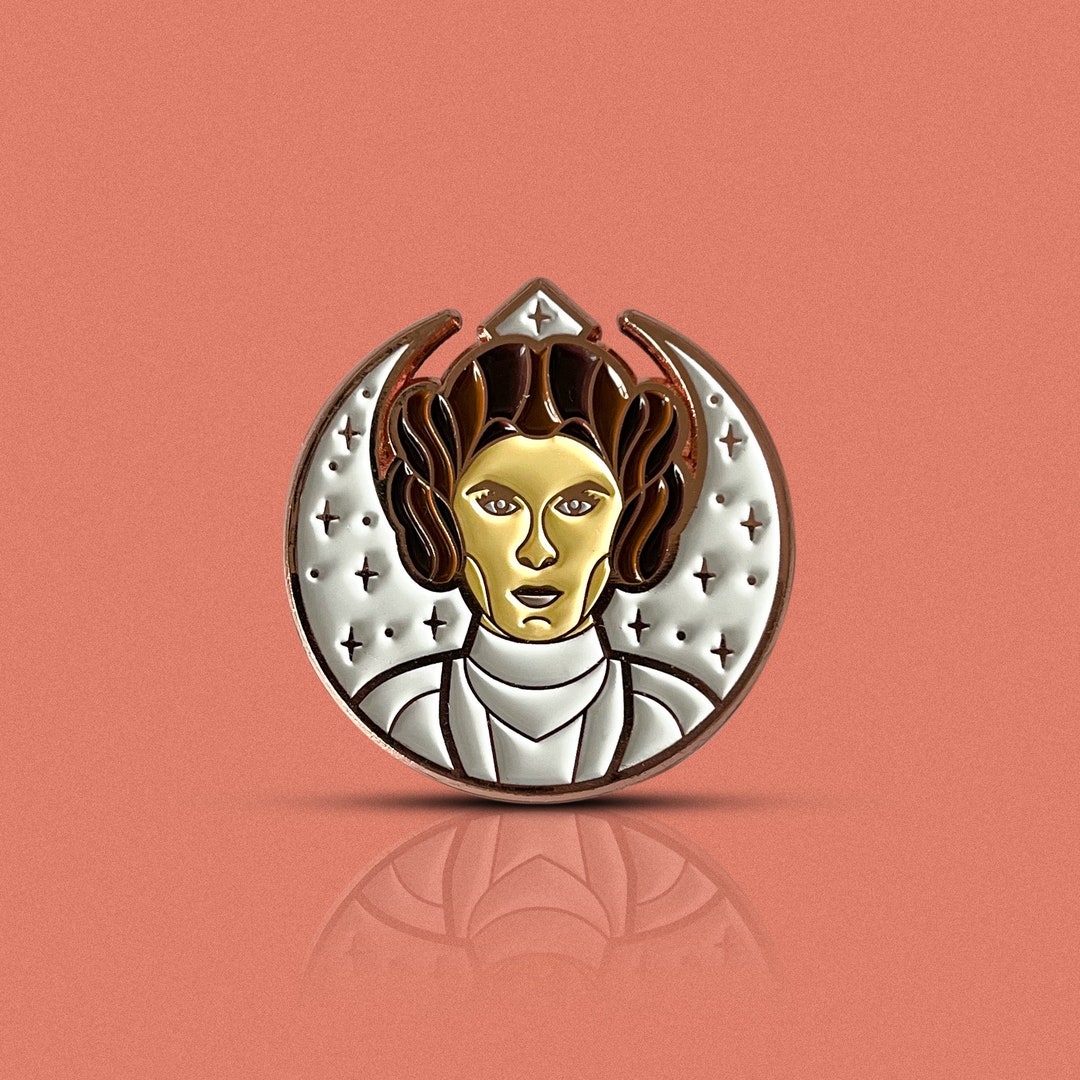 Rebel Princess Soft Enamel Pin - Galaxy Pin - Space Pin - Sci Fi Pin ...