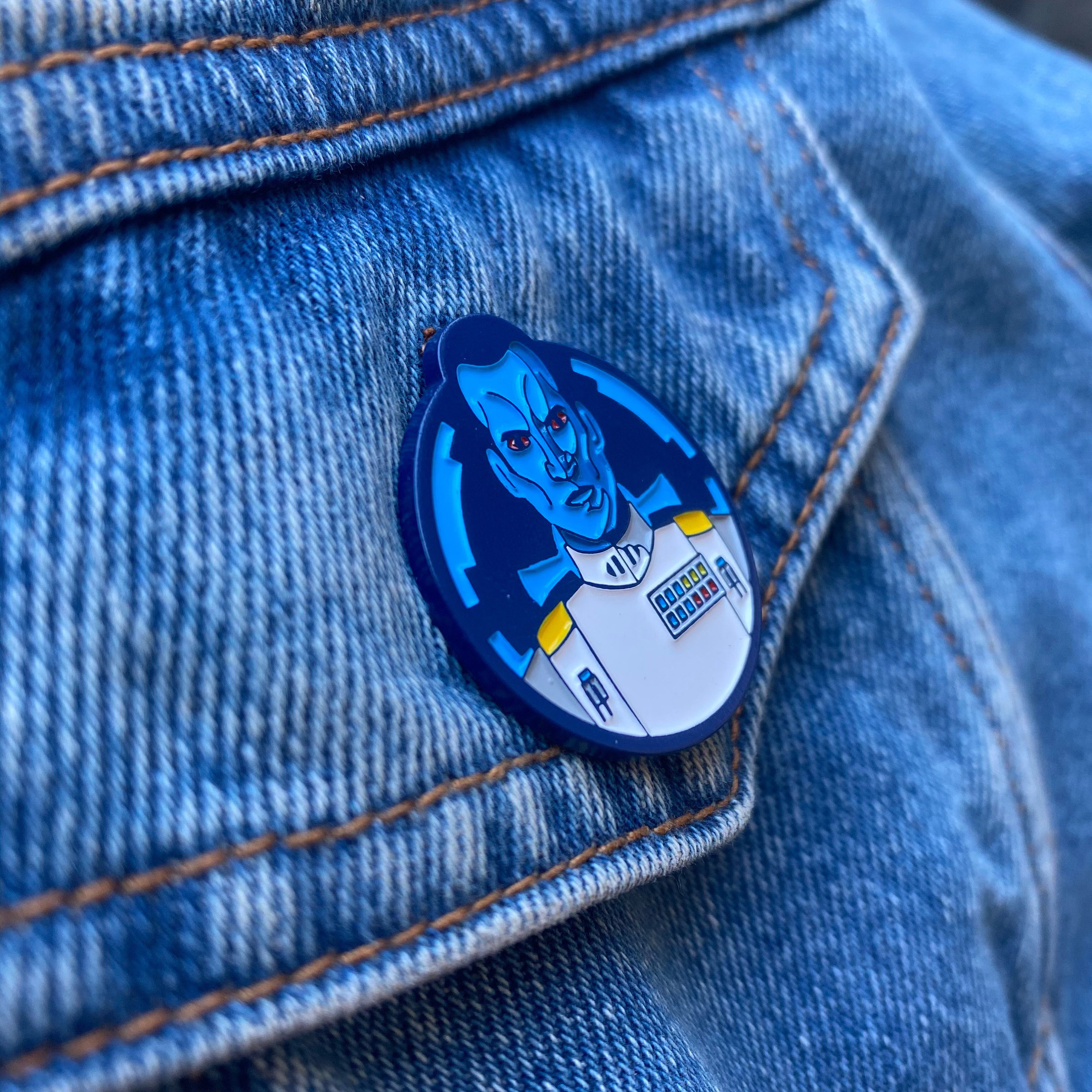 The Grand Admiral Soft Enamel Pin Galaxy Pin Space Pin - Etsy