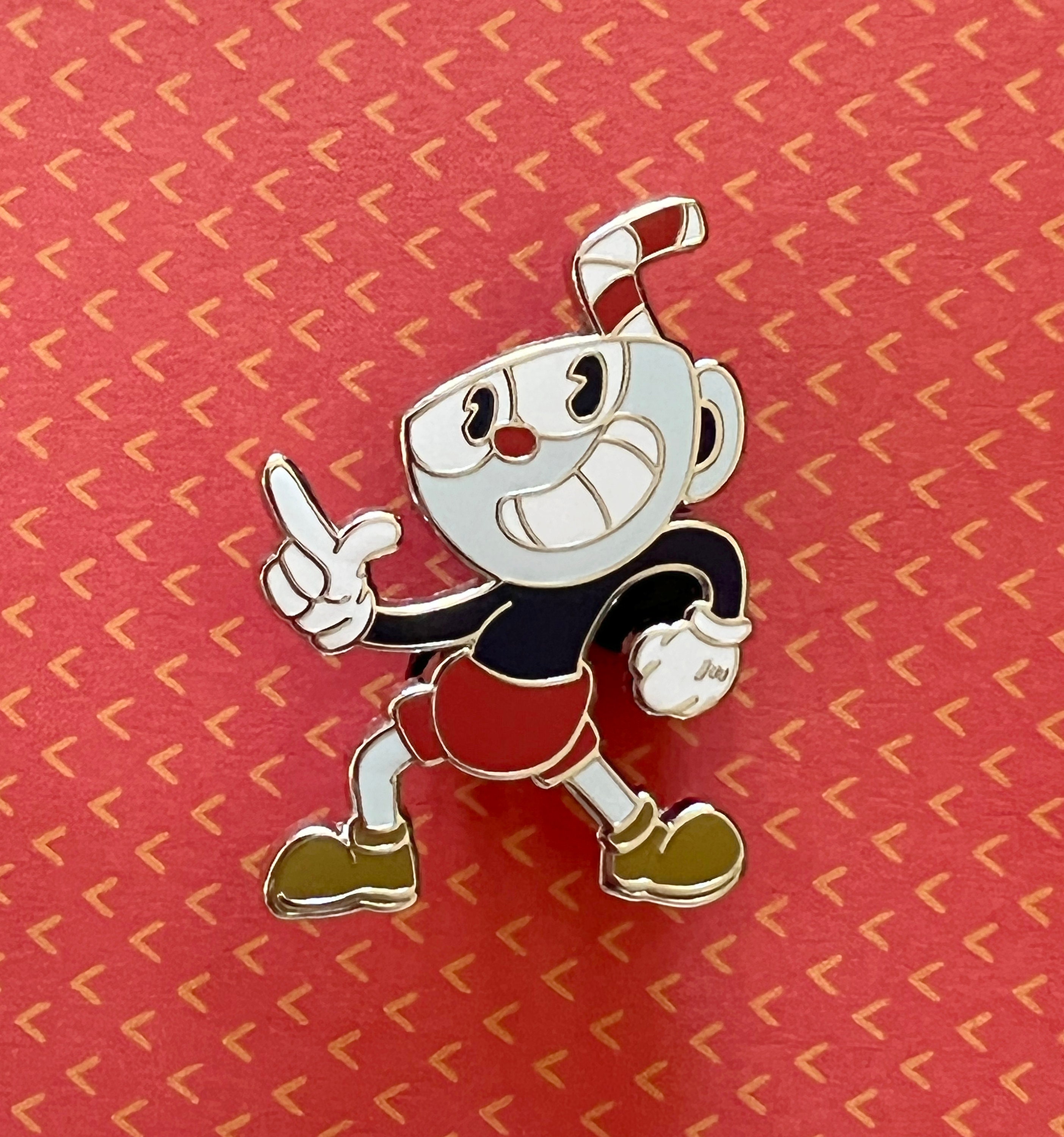 Cuphead Hard Enamel Pin + Free Sticker - Etsy