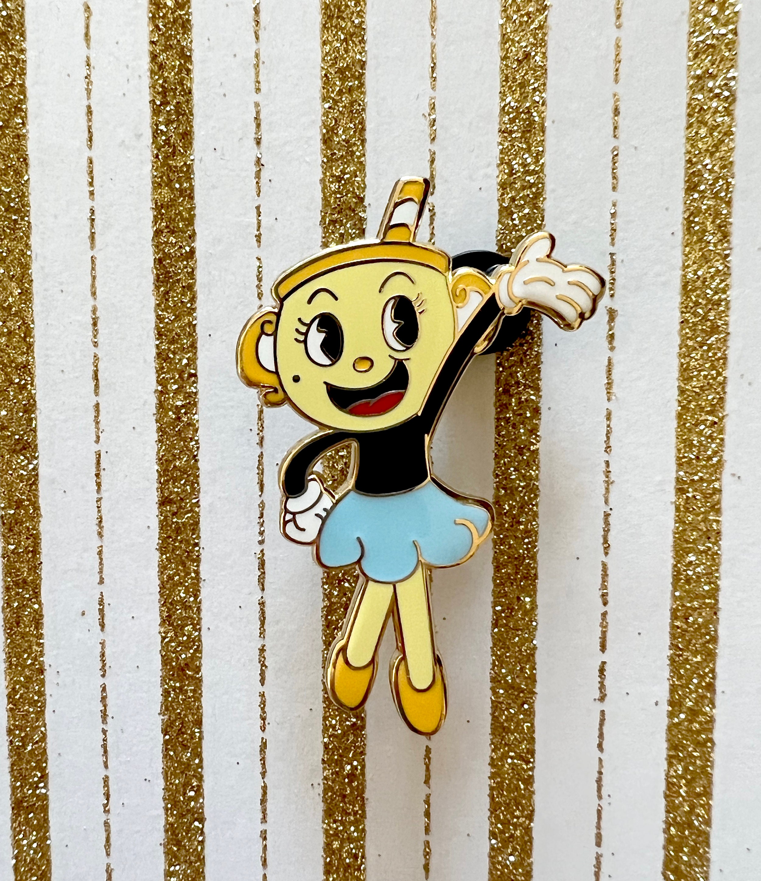 Cuphead Hard Enamel Pin + Free Sticker - Etsy