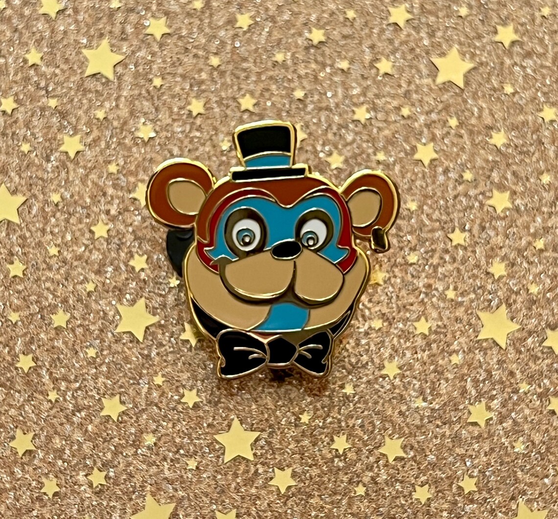 FNAF Security Breach Enamel Pins Free Sticker - Etsy