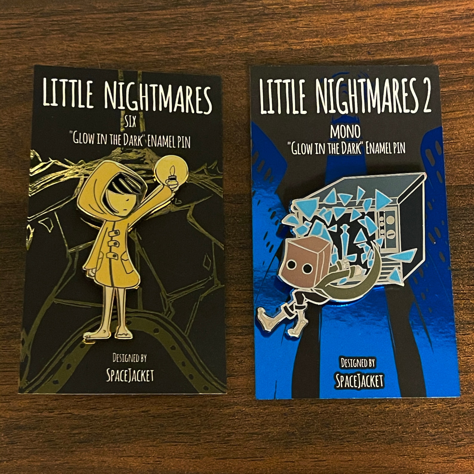 Little Nightmares GLOW in the DARK Enamel Pin Free Nome | Etsy