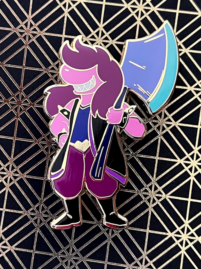 Deltarune Enamel Pins W/ Free Sticker - Etsy