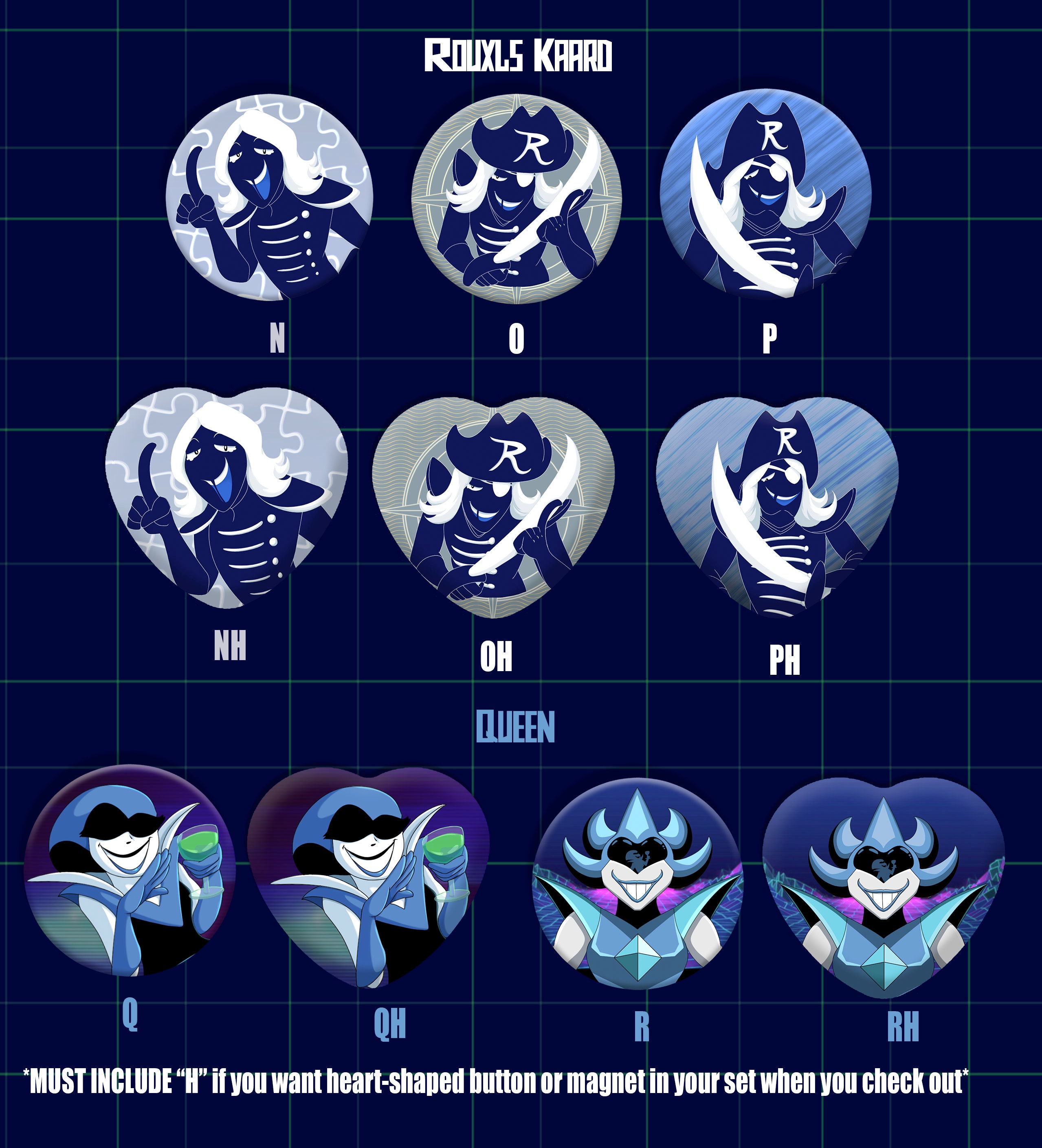 Deltarune Ch 2 Holographic Buttons and Magnets - Etsy Australia