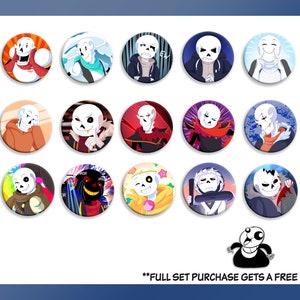 Undertale Aus Button and Magnet Set (series 5) - Etsy