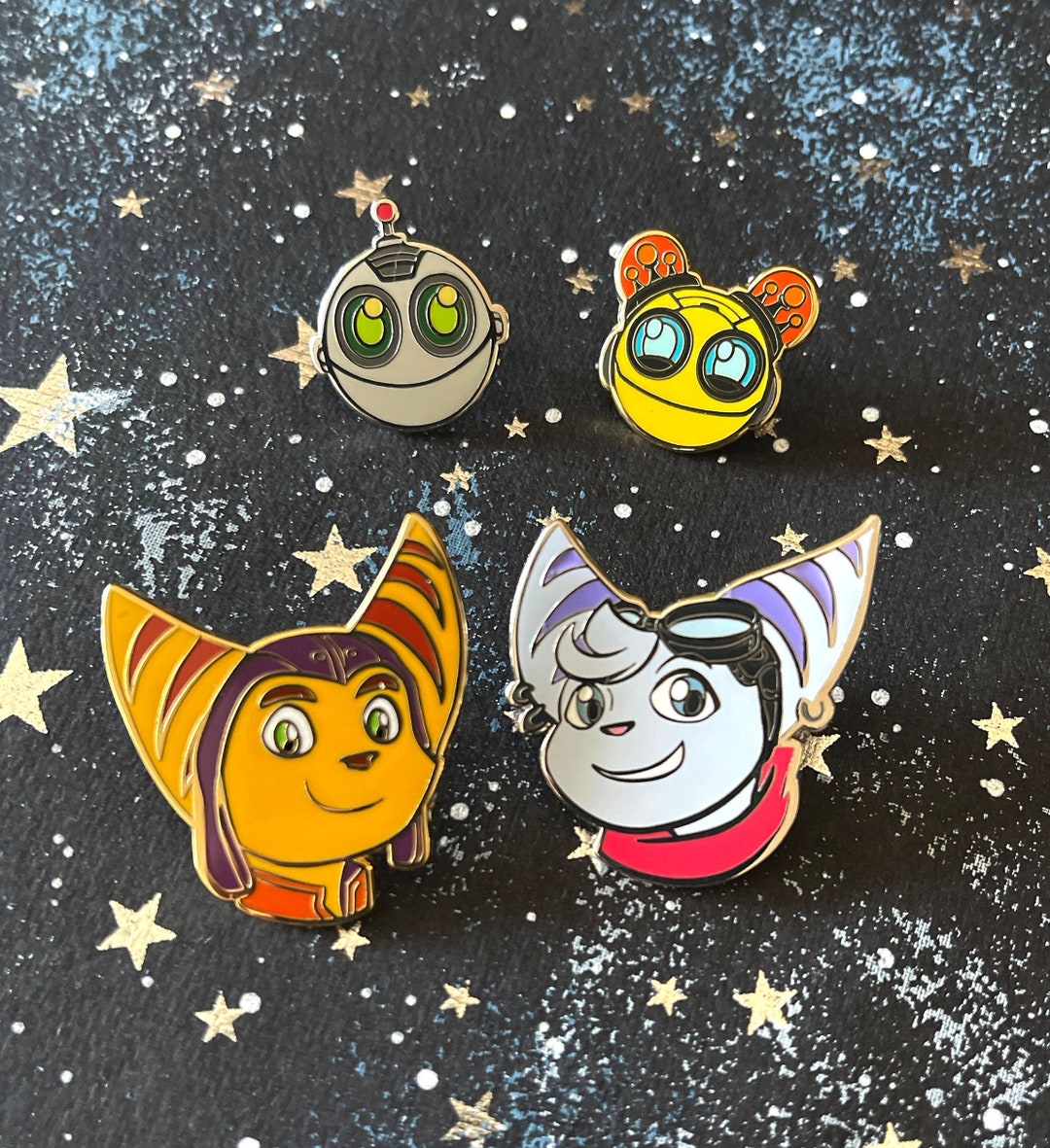 Ratchet & Clank: Rift Apart Enamel Pins W/ Free Sticker - Etsy
