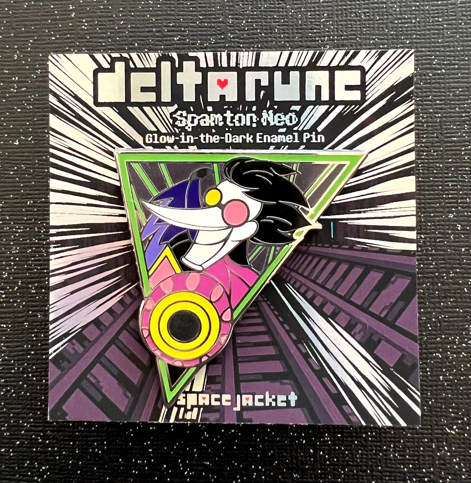 Spamton/spamton Neoglow-in-the-dark Enamel Pin Free - Etsy