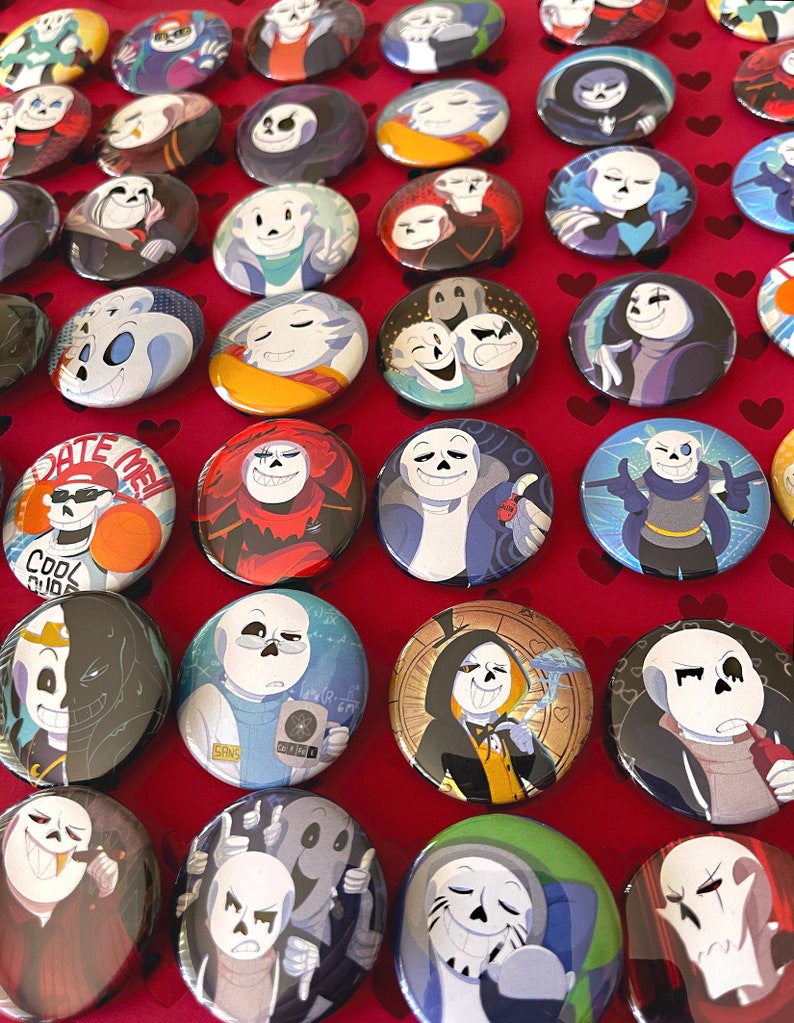 Undertale Aus Button and Magnet Set series 4 - Etsy