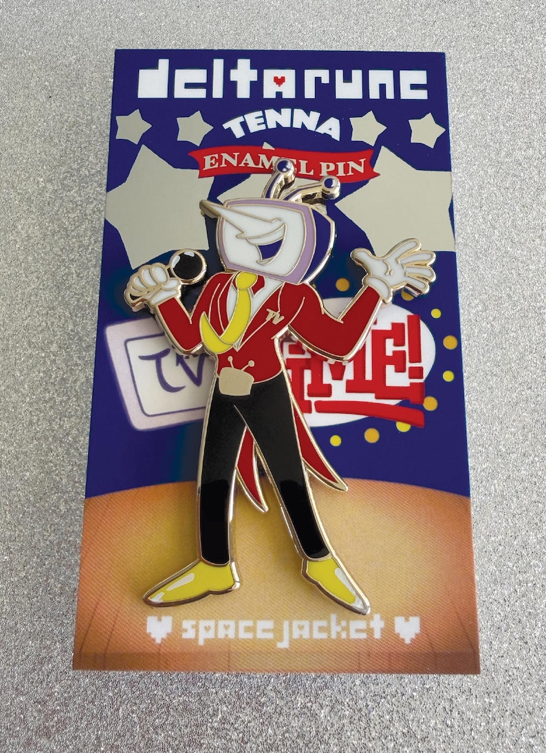 Deltarune Tenna Enamel Pin - Etsy