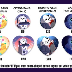 Undertale Aus Button and Magnet Set (series 5) - Etsy