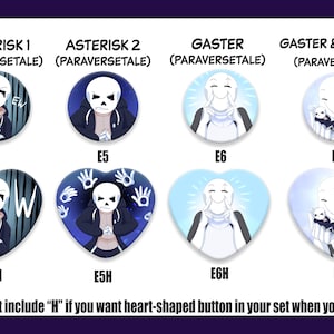 Undertale Aus Button and Magnet Set (series 5) - Etsy