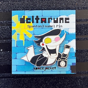 Spamton/spamton Neo(glow-in-the-dark) Enamel Pin + Free Sticker - Etsy