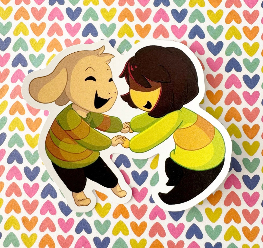 Asriel/chara Sticker - Etsy