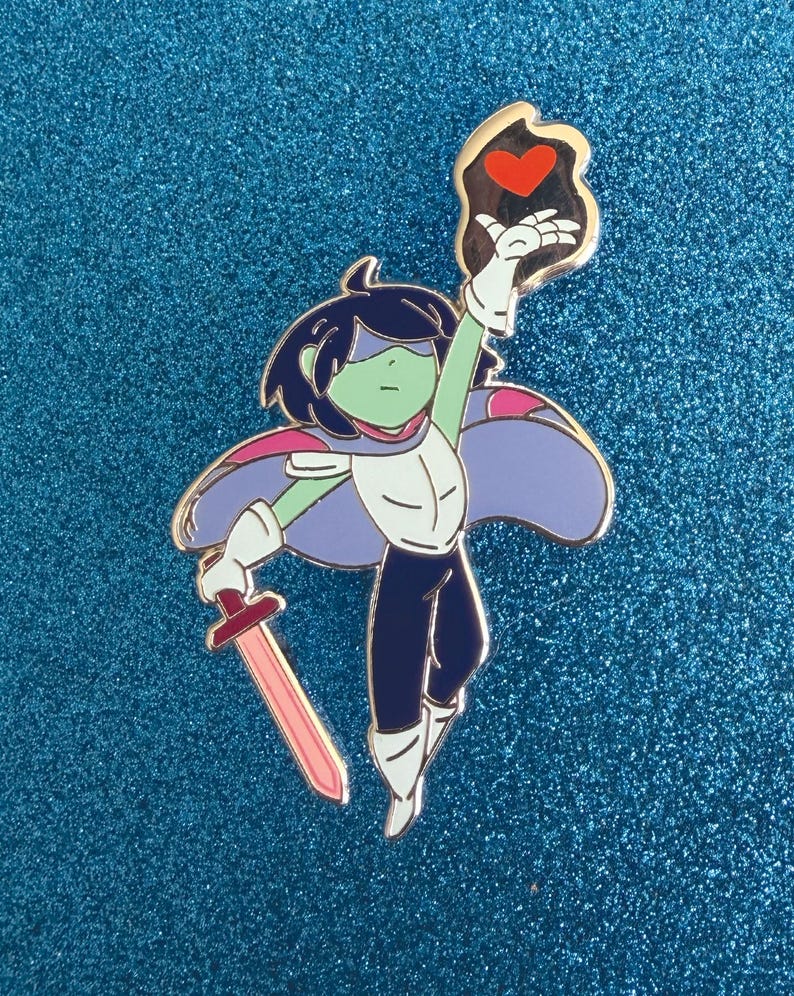 Deltarune Enamel Pins Ver. 2 - Etsy