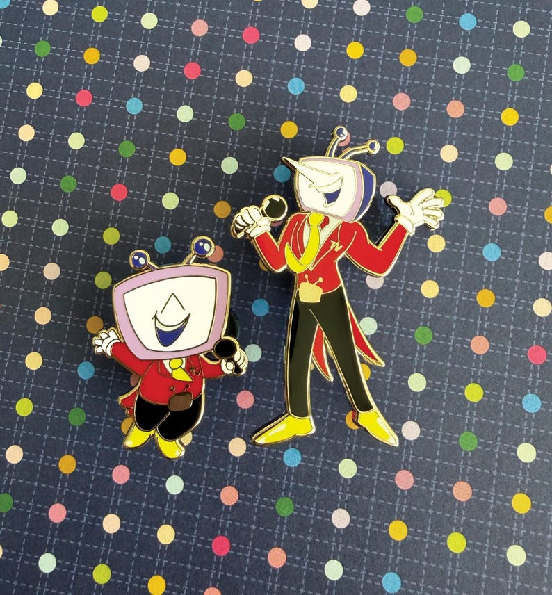 Deltarune Tenna Enamel Pin - Etsy