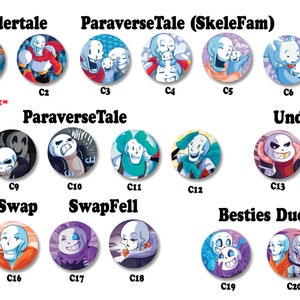 Undertale Aus (1.25) Button Set (series 1, 2, & 3) - Etsy