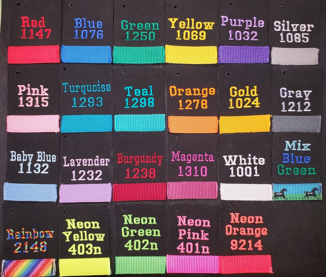Embroidered Horse Halter Name Tag 1 Line - Etsy
