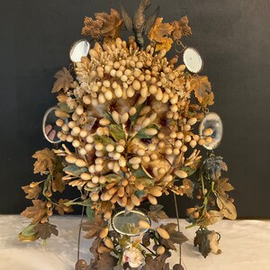 Antique French Globe De Mariee , Wedding Dome Interior Display Stand ...