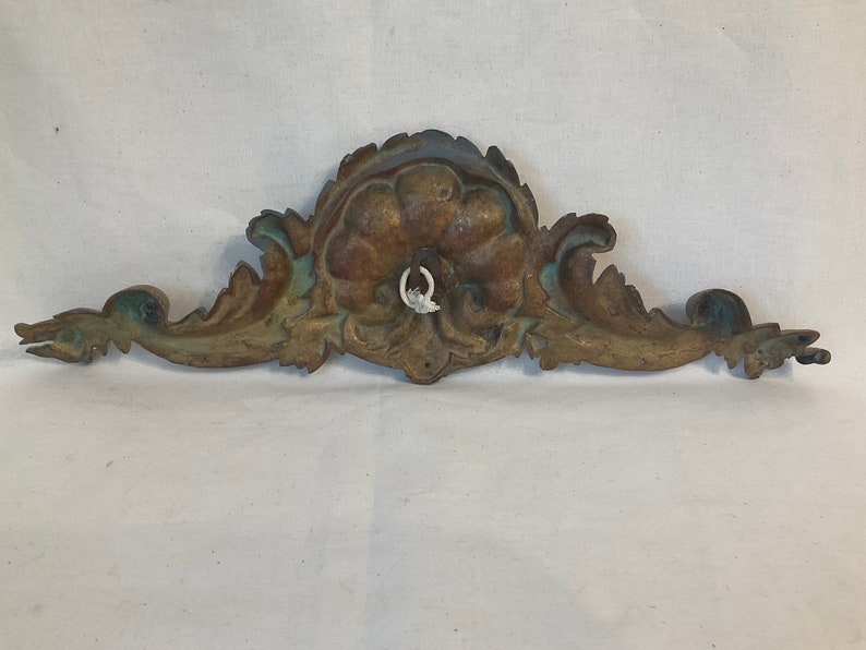 French Bronze Antique Pediment embellishment Furniture Trim - Etsy