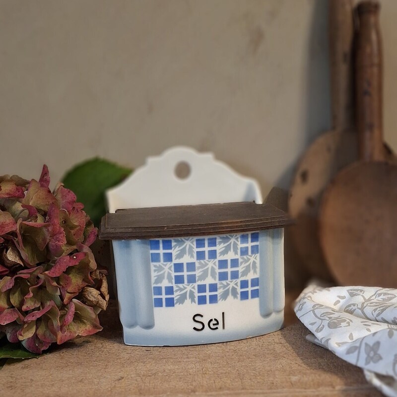 Ceramic Salt Container - Etsy