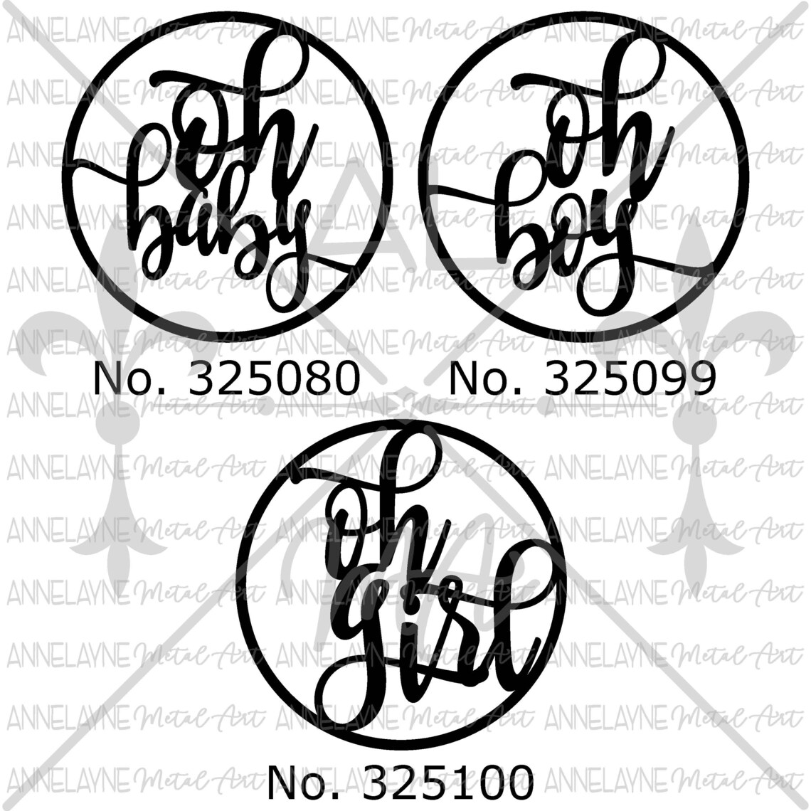 Oh Baby Oh Boy or Oh Girl 325080 099 100 Baby Shower Cutout - Etsy