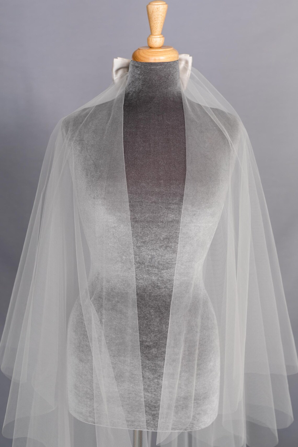 Vintage Style Veil With Bow - Kathleen - Etsy