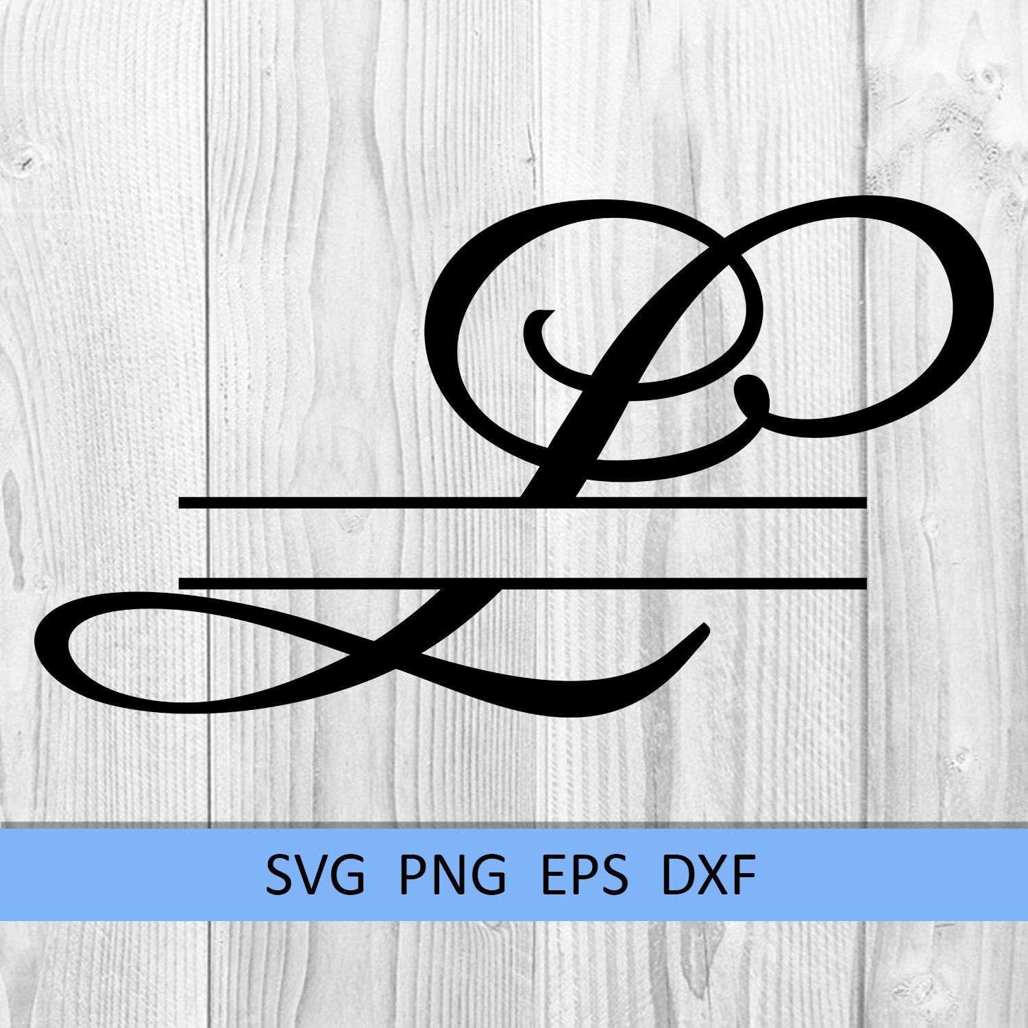 L Split monogram SVG Split letter svg Monogram font Split | Etsy
