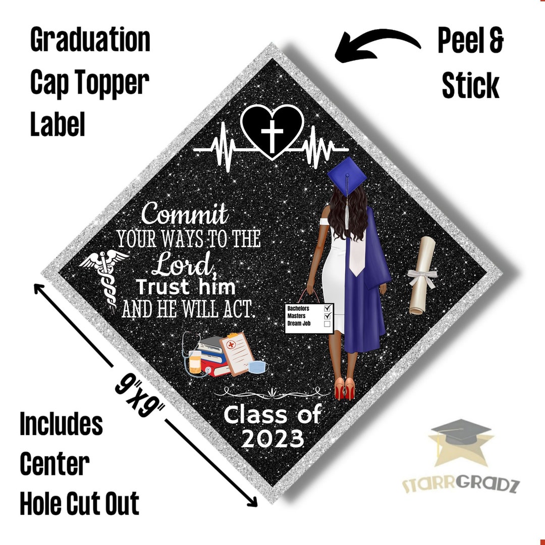 Graduation Cap Topper Label/ Medical/ Nurse/ Doctor - Etsy