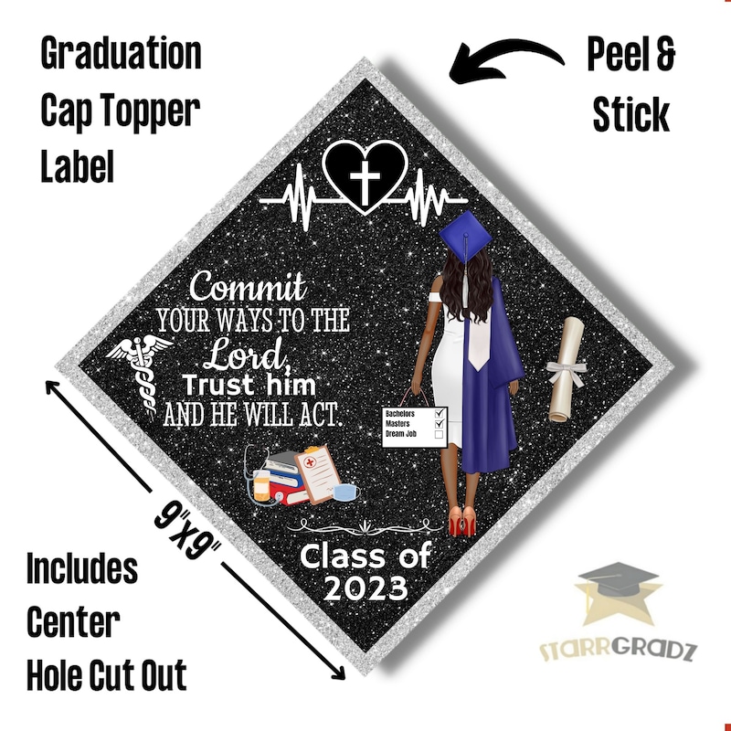 Graduation Cap Decal - Etsy